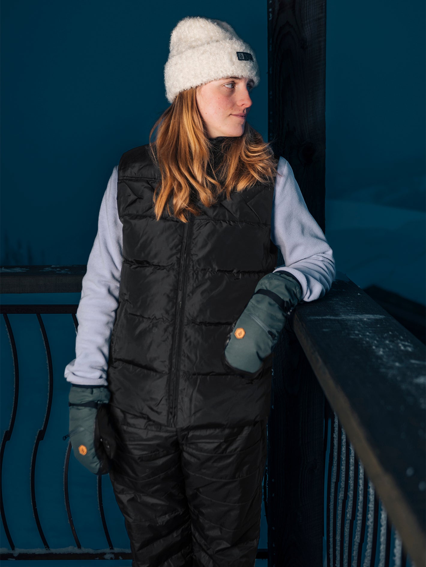 Chaleco Stone Castine Puff - BLACK - Mujer - Volcom España