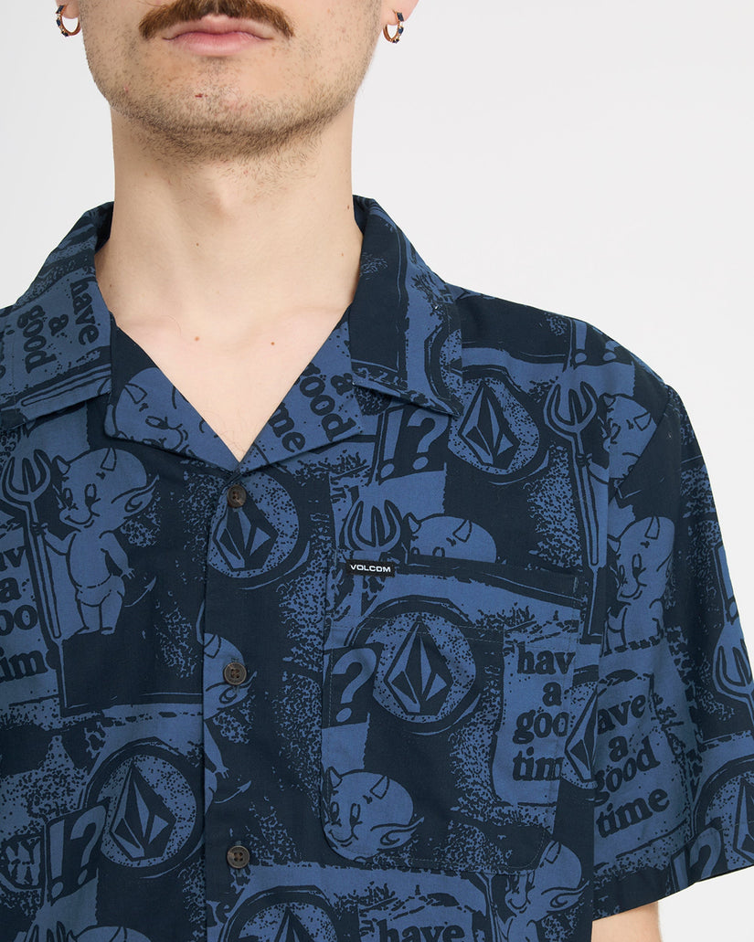 Hoboken Shirt - Blueberry - Men - Volcom EU – Volcom España