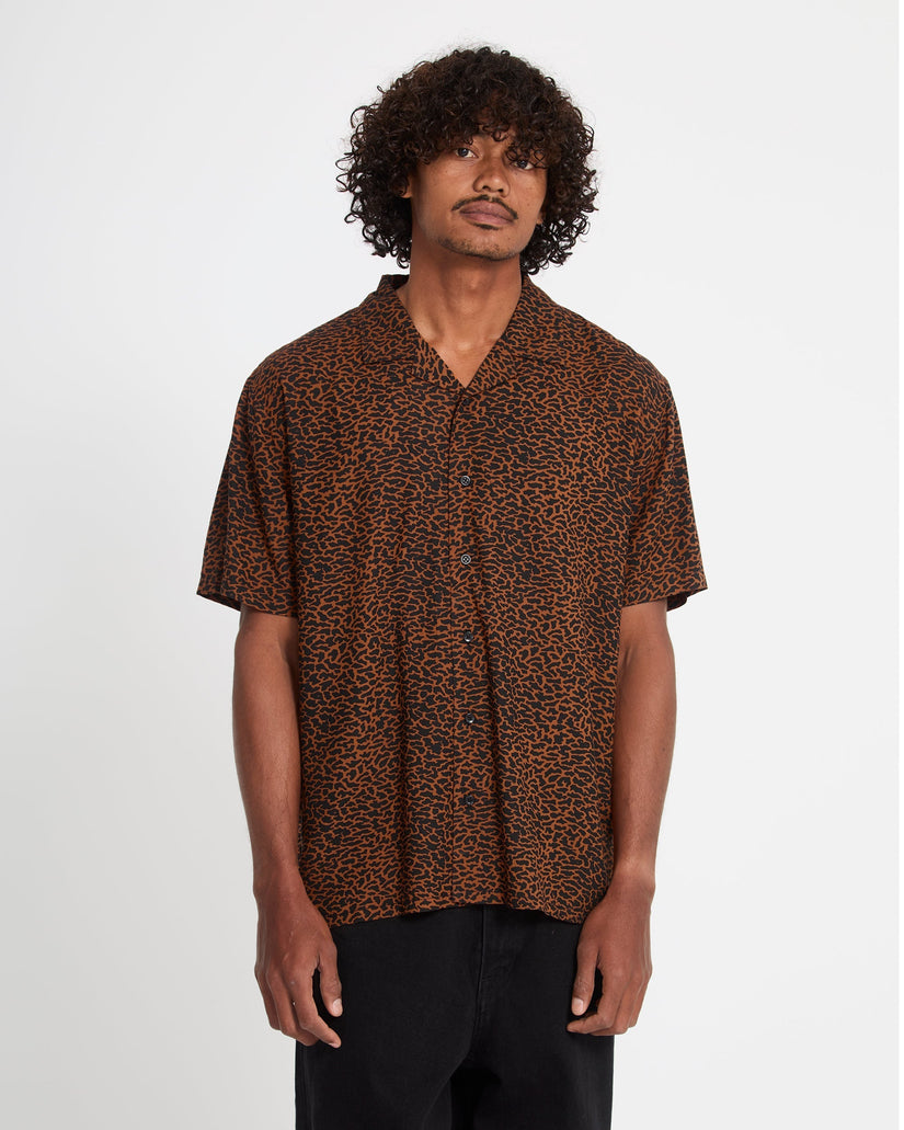 Utopias Print Shirt - Brown Horn - Men - Volcom EU – Volcom España