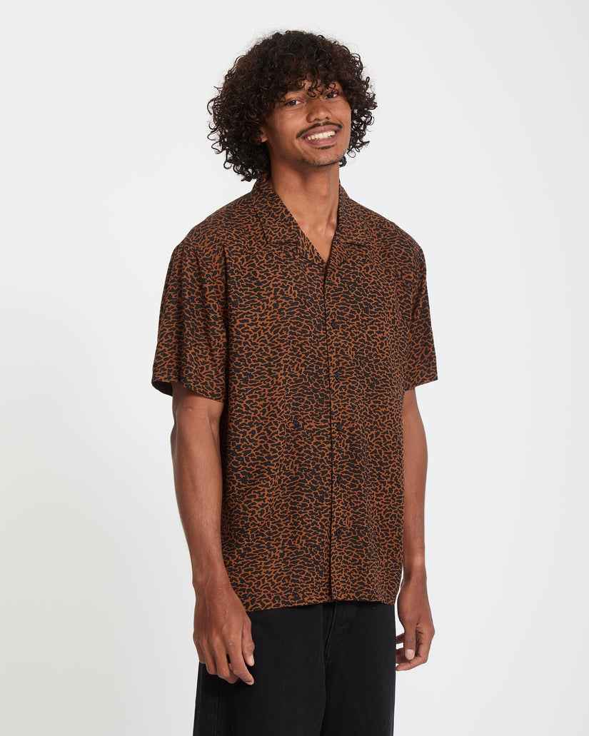 Utopias Print Shirt - Brown Horn - Men - Volcom EU – Volcom España