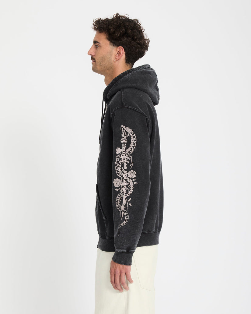 Die By The Stone Full Zip Hoodie - Light Acid Black - Men - Volcom EU ...