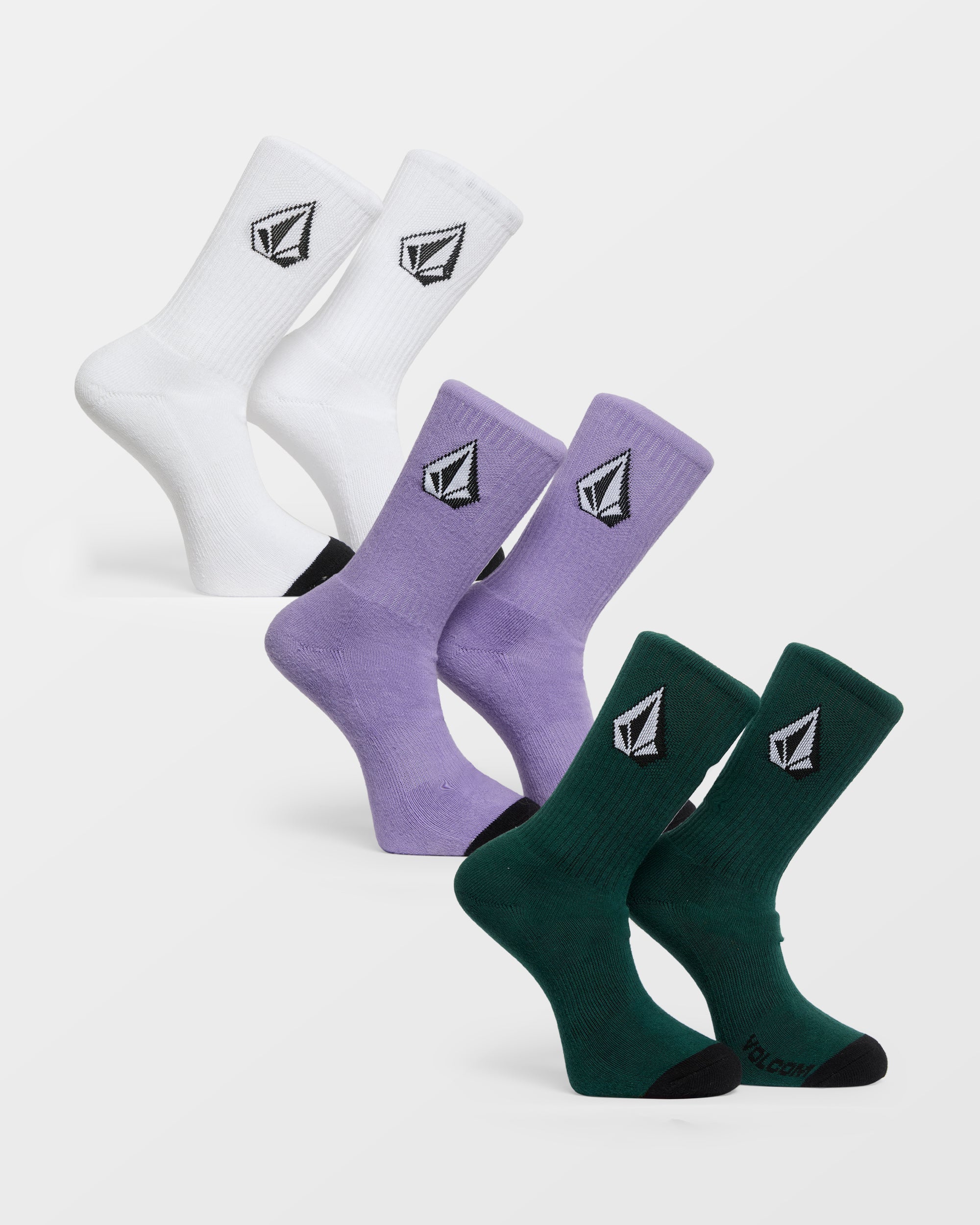 Full Stone Socks (3 pack) - Multi - Kids - Volcom EU – Volcom España