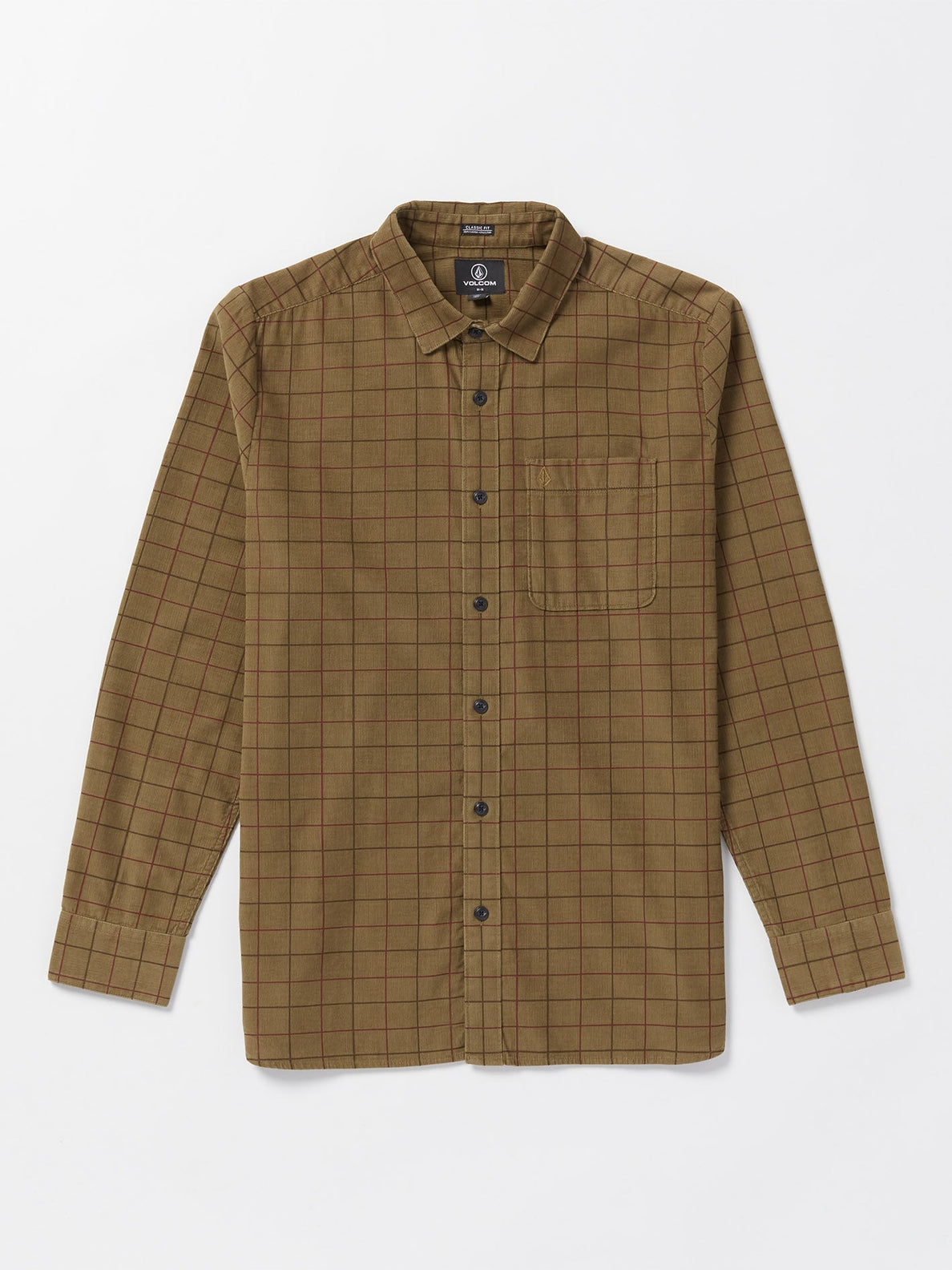 Camisa Zander - DARK KHAKI - Hombre - Volcom España