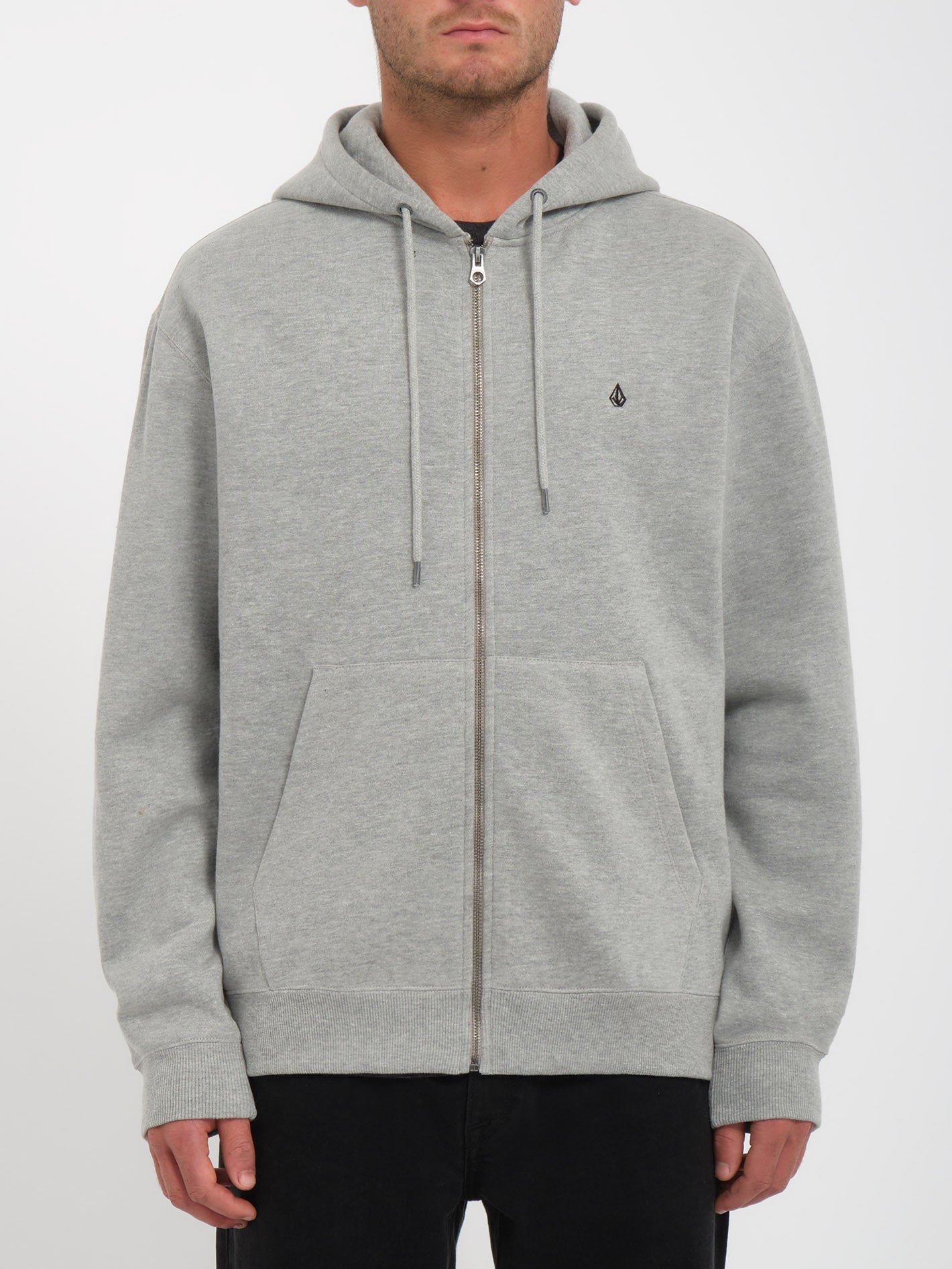 Sudadera con capucha Single Stone Zip - HEATHER GREY - Hombre - Volcom ...